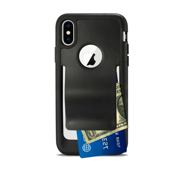 Reiko iPhone X/iPhone XS Belt Clip Polymer Case in Black – MaxStrata