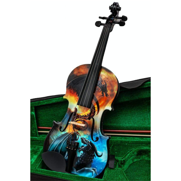 Rozanna's Violins Dragon Spirit Violin Outfit 3/4 | Mother of Pearl ...