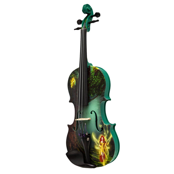 Rozanna’s Violins Green Fairy Violin Outfit 1/2 | Includes Carbon Fibe ...