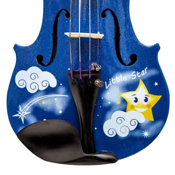 Rozanna’s Violins Blue Twinkle Star Violin Outfit 3/4 | Designed for C ...