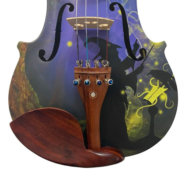 Rozanna’s Violins Wizard Violin Outfit 4/4 | Includes Bow, Rosin, Case ...