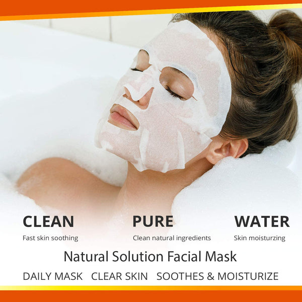 Natural Solution Himalayan Pink Salt Facial Masks - Blood Orange & Vit ...